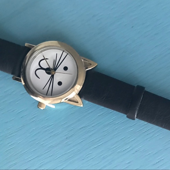Charming Charlie | Jewelry | Kitty Cat Watch | Poshmark